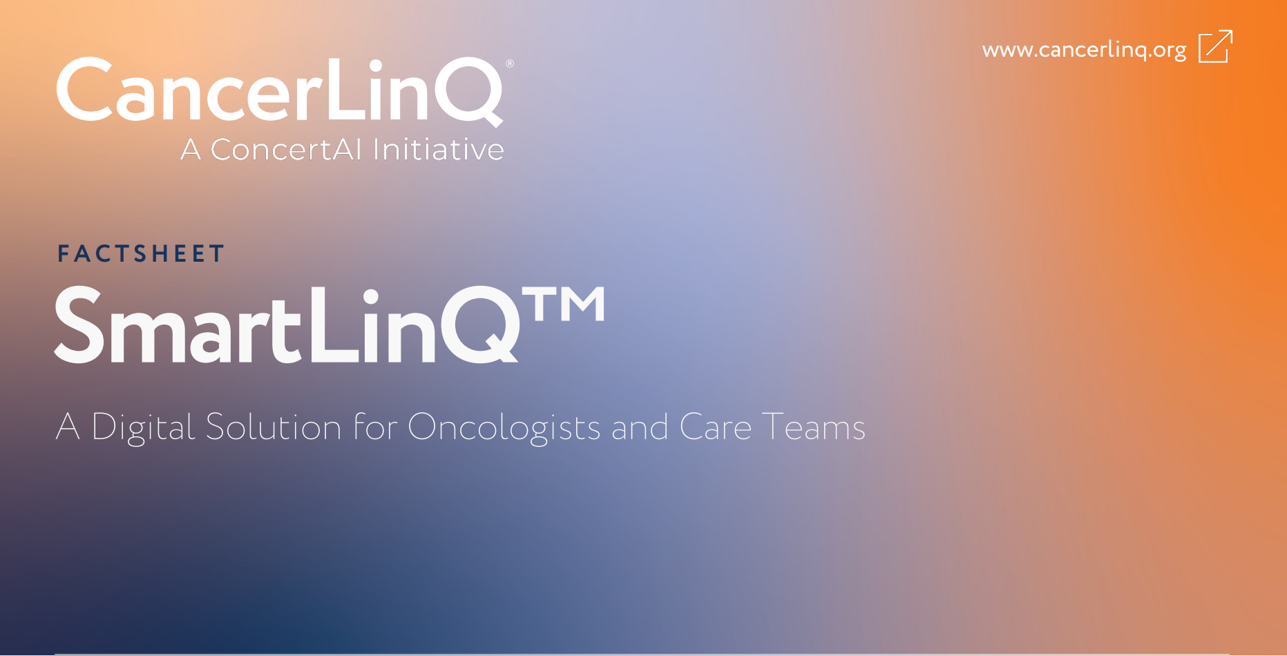 SmartLinQ Factsheet | CancerLinQ